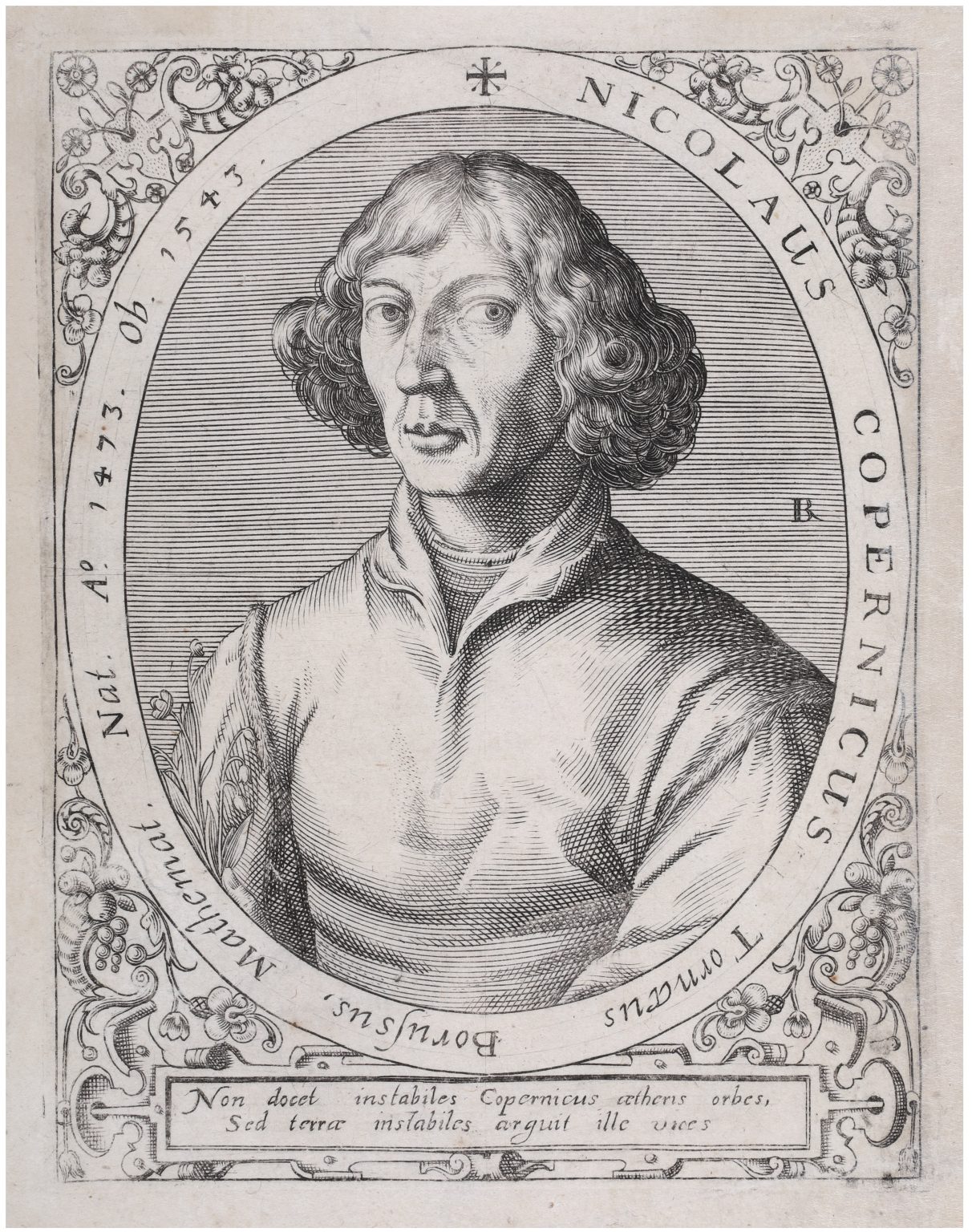 Portret Mikołaja Kopernika autorstwa Théodore de Bry - Kopernik na Warmii